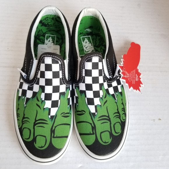 Vans | Shoes | Hulk Marvel Comics Vans Classic Slipon Sneakers | Poshmark